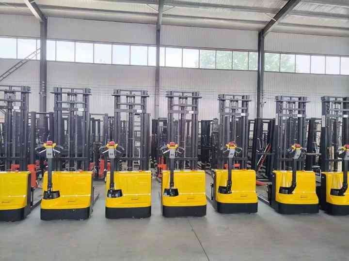 New Walkie Mini Electric Pallet Stacker Forklift with Battery DC Motor ...