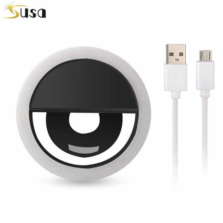 Mobile Phone Camera Selfie LED Ring Flash Light Portable Cell Phone 28 ...