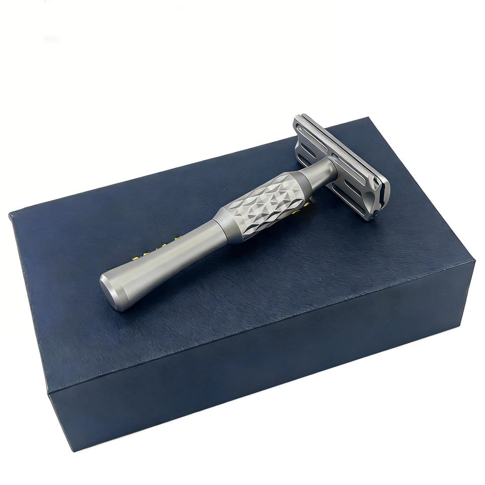 Closed Tooth Stainless Steel Safety Razor Manual Sandblasted Razor ...