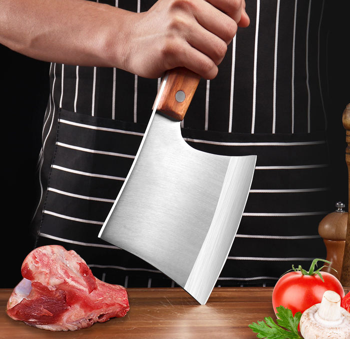 High Quality Stainless Steel Kitchen Knife Professional Meat Butcher ...