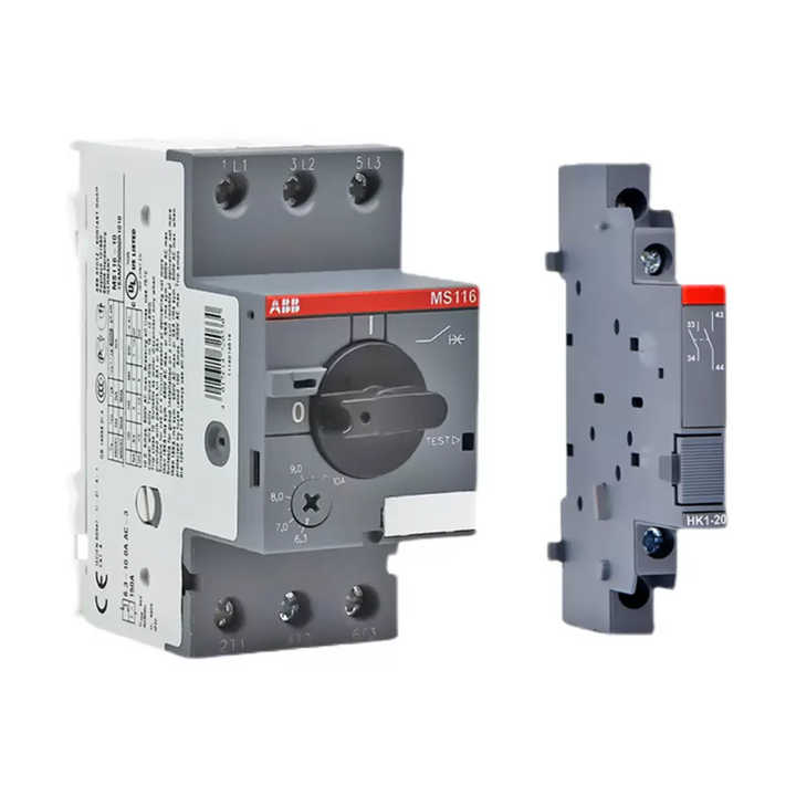 Original 100% AB-B Manual Motor Starter MS116-10 1SAM250000R1010 MS116-10 Circuit Breakers Motor ...