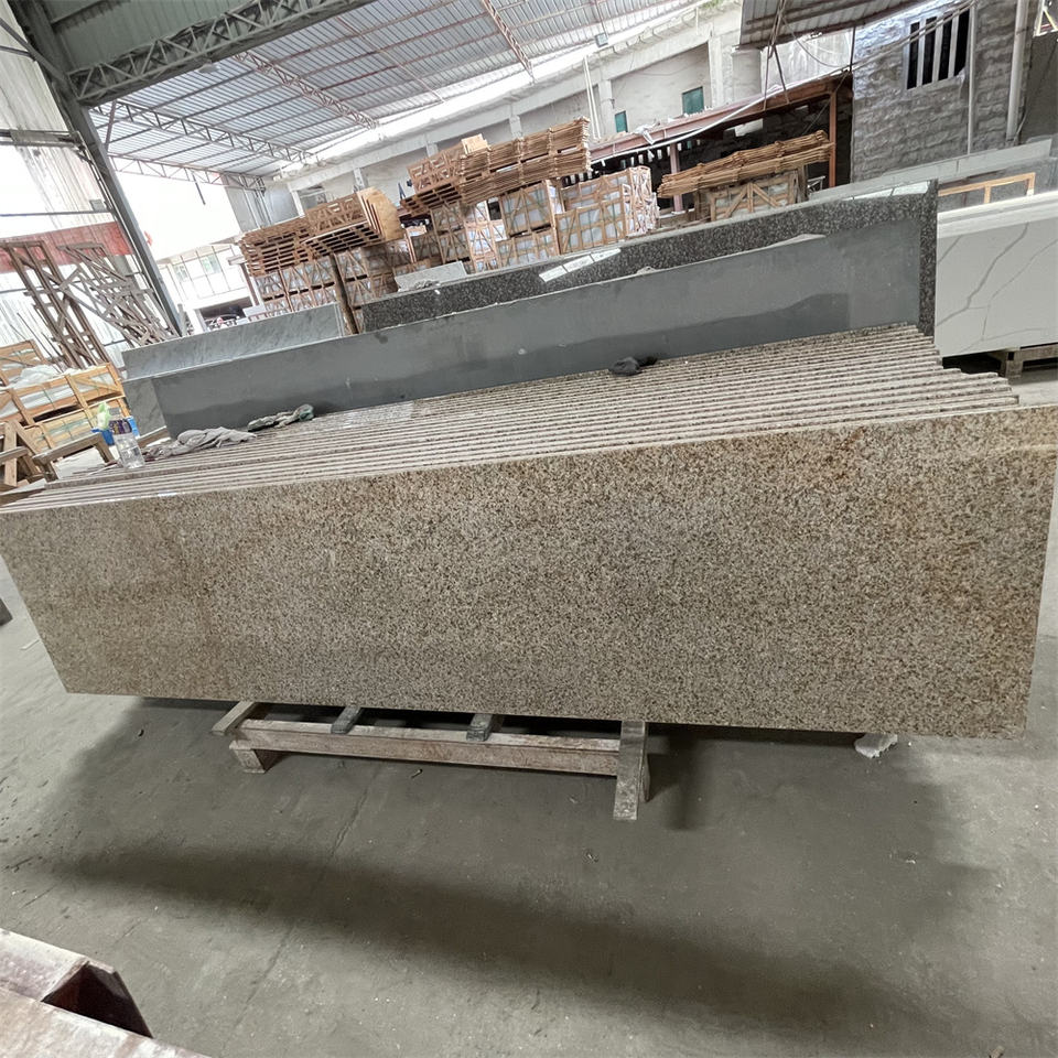 High Quality Customized Modern Yellow Rust Granite Slabs for Kitchen ...