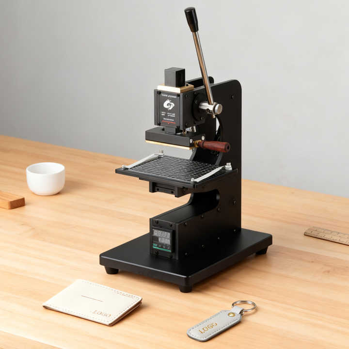 Small Hot Foil Stamping Machine Personalize Leather Goods PU Paper and ...