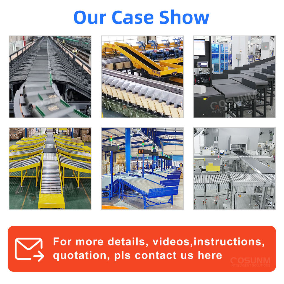 Gosunm Automated Parcel Sorting Dws Full System Machine Barcode Scanner ...