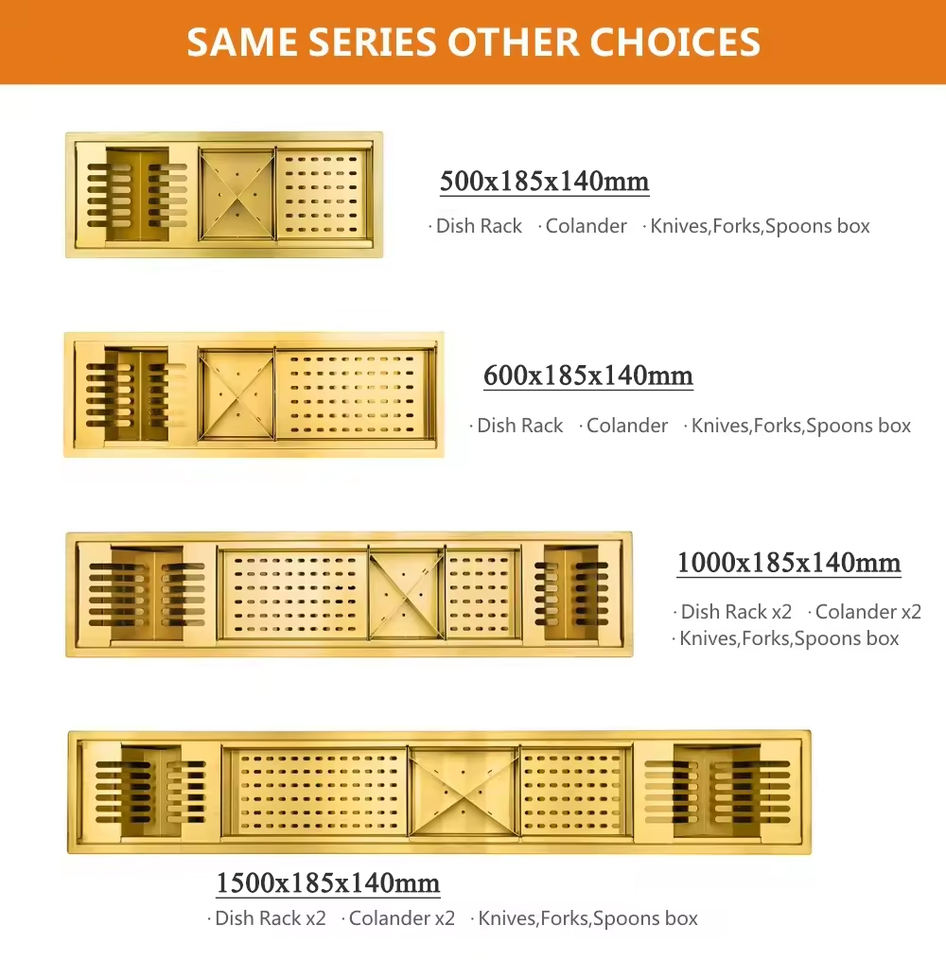 Black Nano Handmade Sink Drying Rack Cup Holder 304 Stainless Steel ...