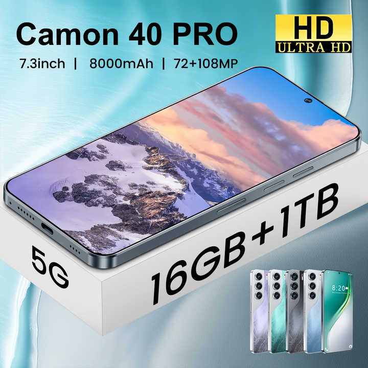 Camon 40 Pro 5G Smartphone 108MP Rear Camera Decacore CPU 2K HD 7.3inch ...