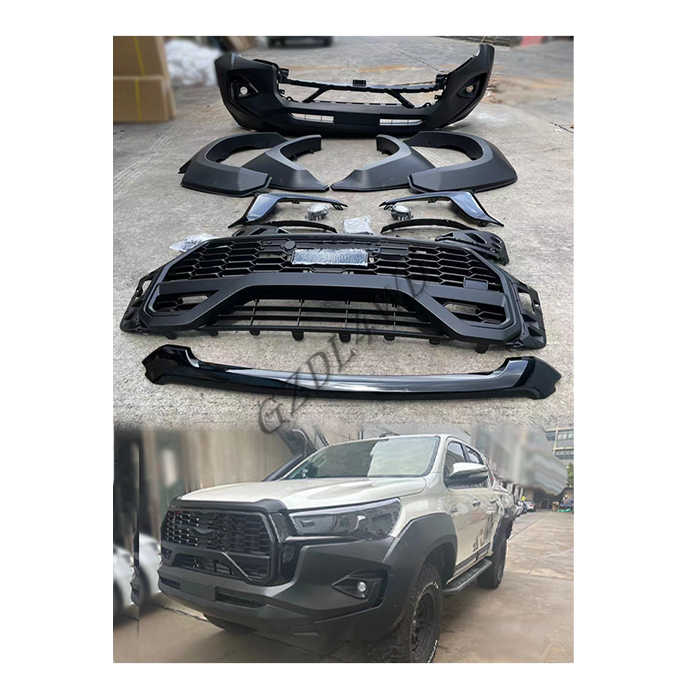 GZDL4WD Upgrade - Front Bumper Conversion Kit for Hilux