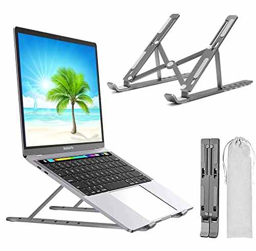 Portable Stand Foldable Laptop Stand Aluminum Adjustable Laptop Racks ...