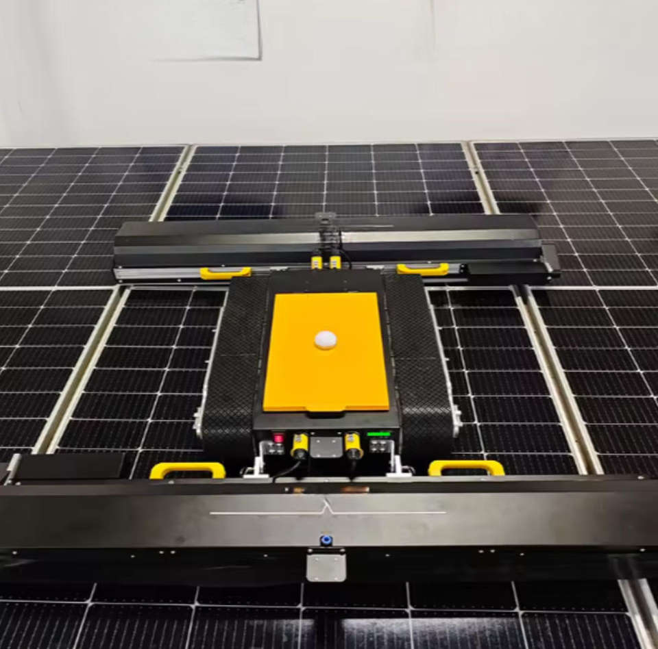 Remote Controlled All Terrain Crawler Robot for Large Scale Solar Panel ...