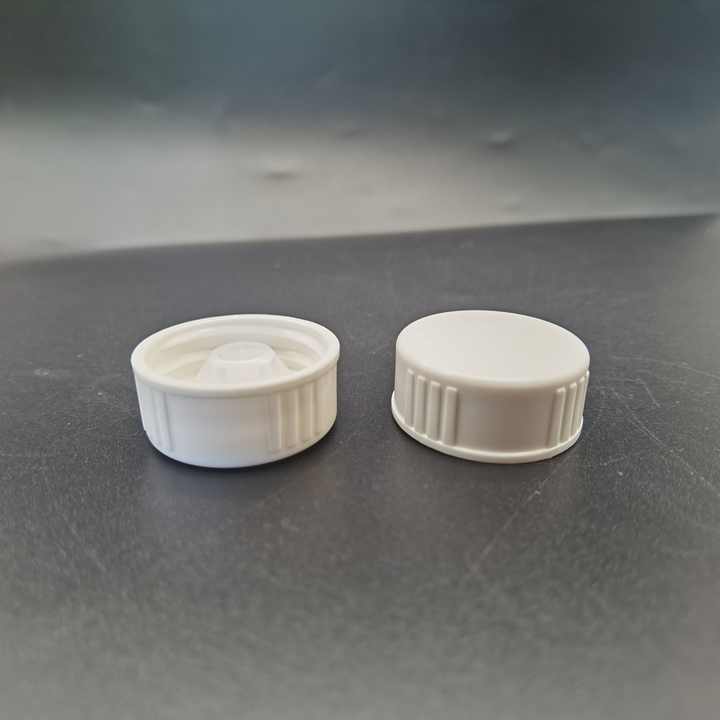 28mm White Phenolic Bakelite Cap/black Polycone Caps