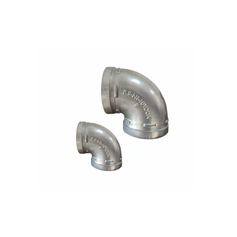 90-Degree Elbow Galvanized Malleable Iron Fire Fitting Grooved Casting ...