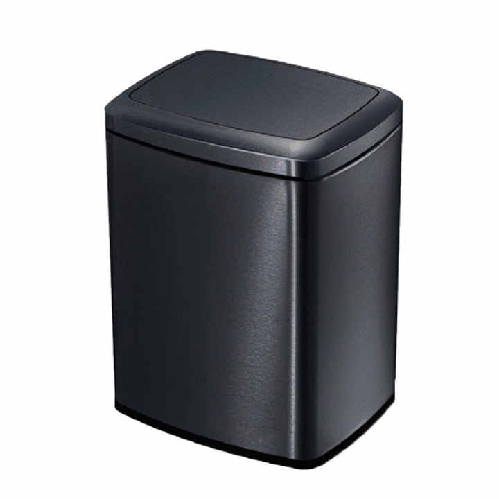 12L Stainless Steel Rolling Cover Type Silver/Black Gold Space Saving ...
