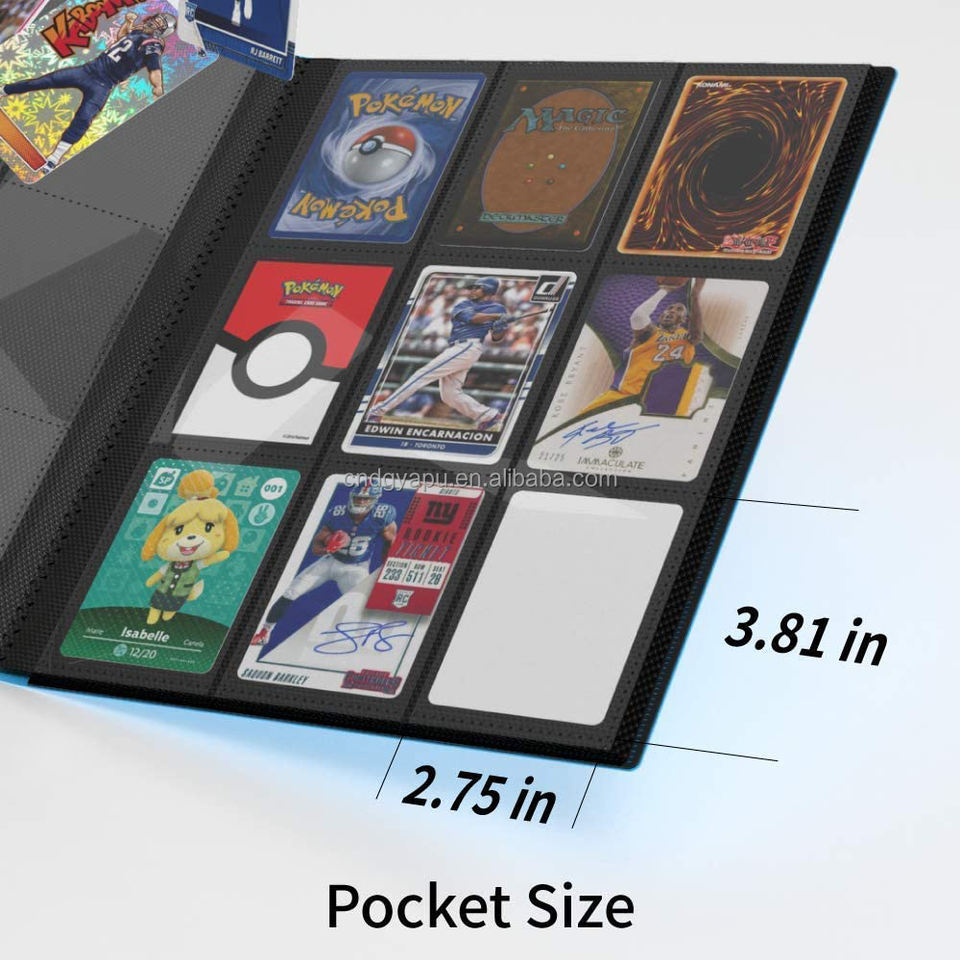 Multiple Colors High Quality Portable DIY 360 Cards 9 Pockets for ...
