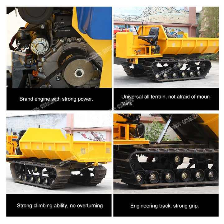 Mini Rubber Track Carrier - Efficient Dumper Transporter