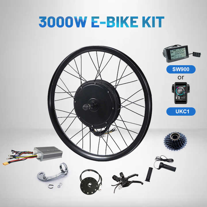 Ebike Conversion Kit 5000w 3000w 2000w 1500w 1000w 72v 52v 48v Fast ...
