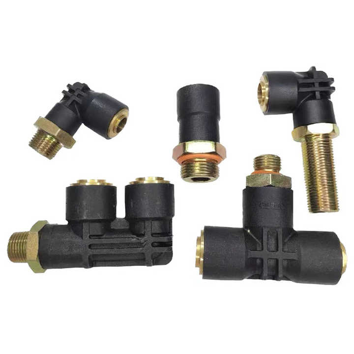 air Compressor Pipe Joint for Shacman Trucks Brake System Parts air ...