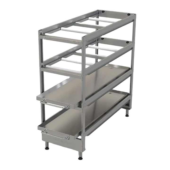 Roundfin Stainless Steel Mortuary Dead Body Corpses Storage Rack With ...