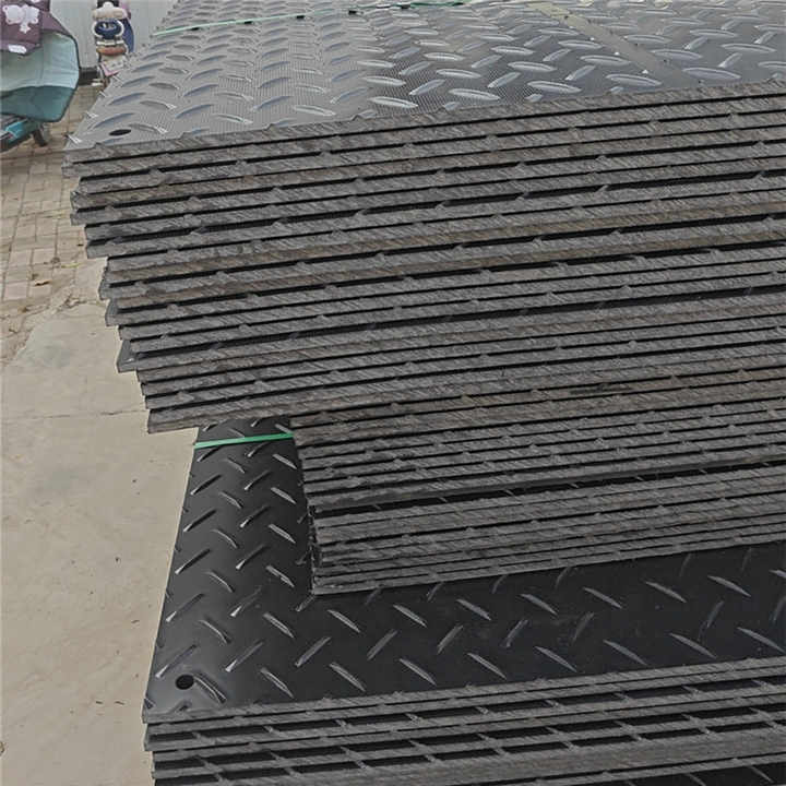 UHMWPE Sheet HDPE Grounding Mat 15mm Smooth PE Material Light Application Temporary Road ...
