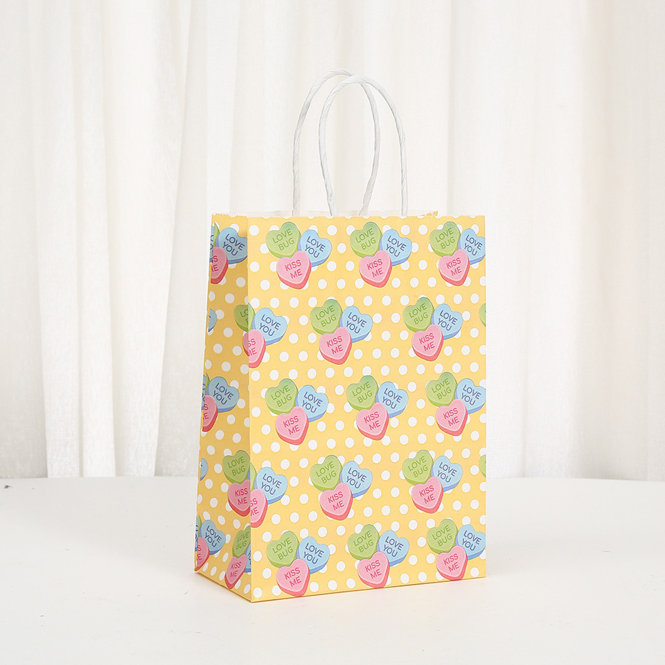 Biodegradable Eco-Friendly Kraft Paper Gift Bags with Cotton Rope ...