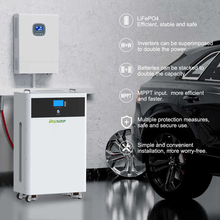 Solar Home Energy Storage Battery 10KWH 15KWH 51.2V Lithium Ion LiFePO4 Battery 48V 200AH 300AH ...