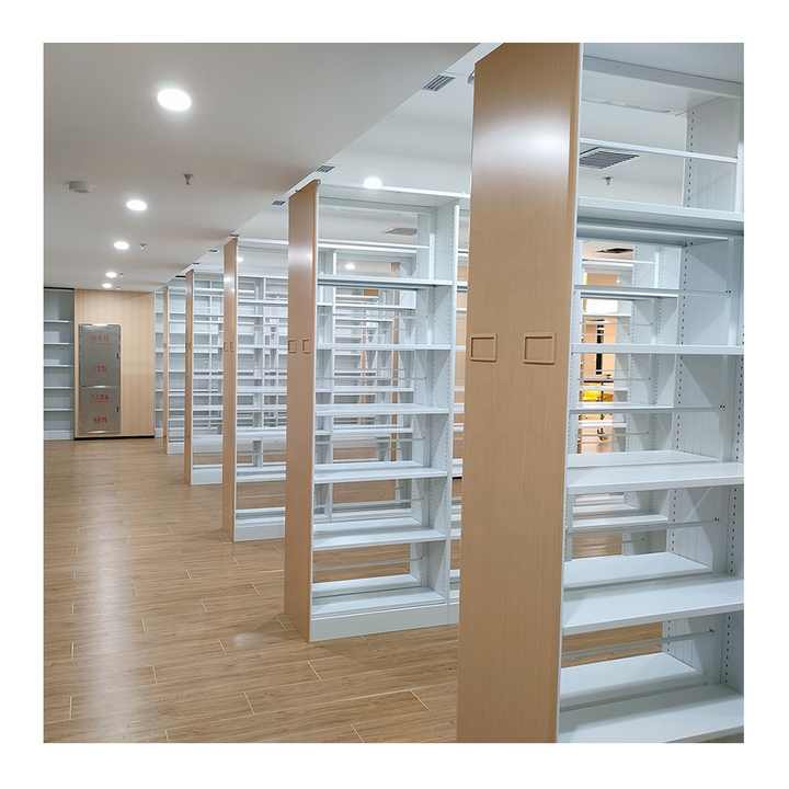 Durable Steel Bookshelves for Modern Library & Office Use