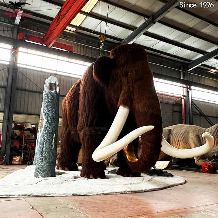 High Quality Life Size Animatronic Mammoth Model for Sale| Alibaba.com