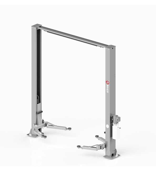 Two Post Car Lift Car Elevator for Home Garage With a Dual Manual Lock ...