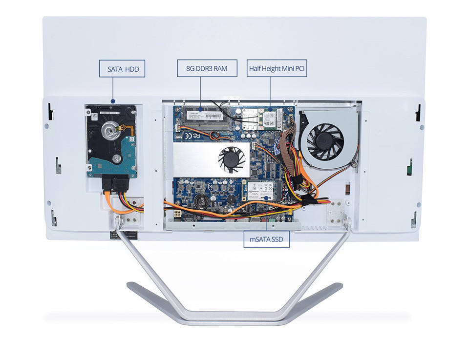 Monoblock Desktop 23.8 Inch LCD Screen Core I7 8565U DDR4 RAM Game All ...
