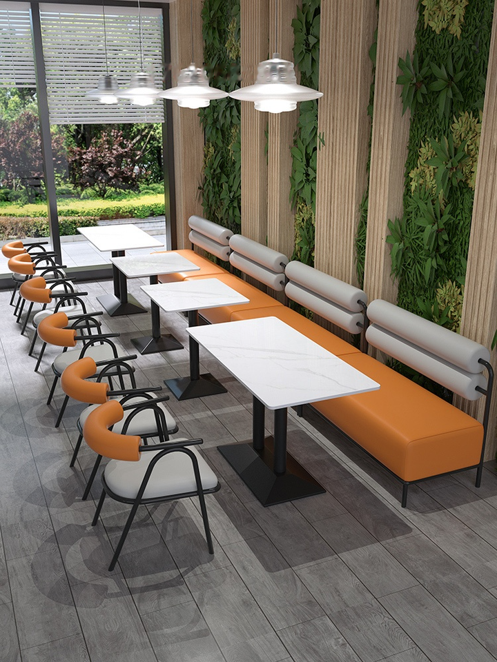 Eco-friendly Cafe Table Chairs Set for Commercial Use