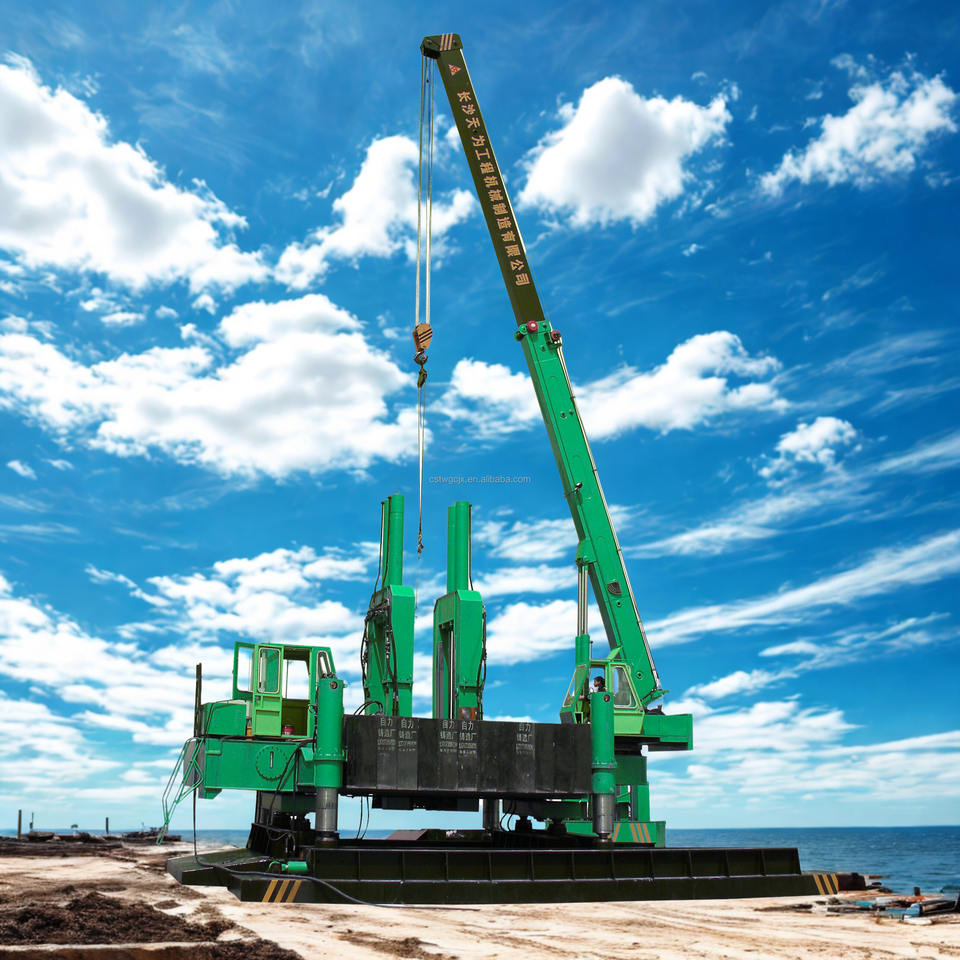 Diesel-Powered Foundation Reinforcement Hydraulic Static Drill Piling ...