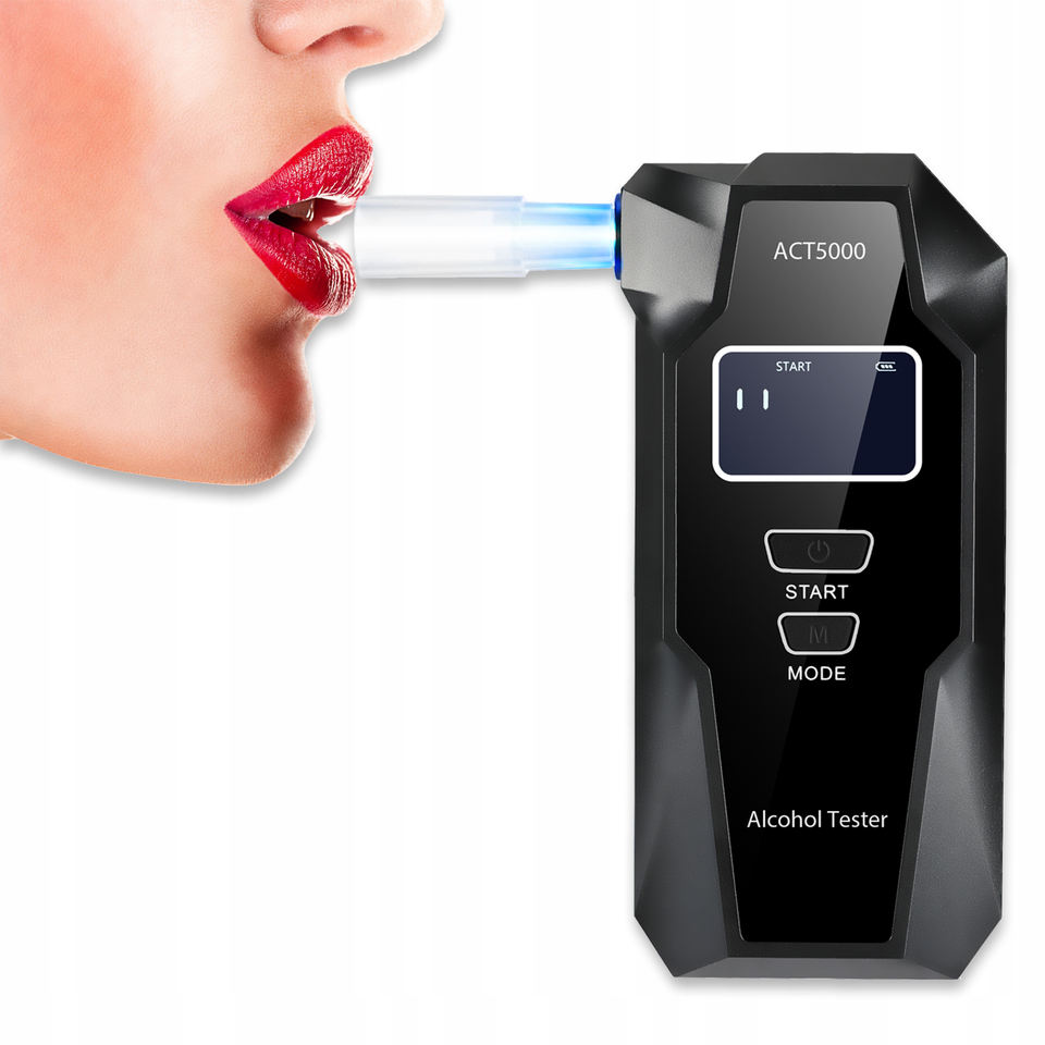 Europe-made Fuel Cell Sensor Alcohol Tester Breathalyzer LCD Display 2 ...
