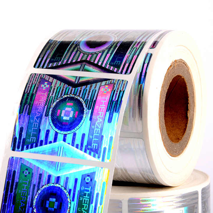 Custom QR Code Hologram Label - Anti-Counterfeit Stickers
