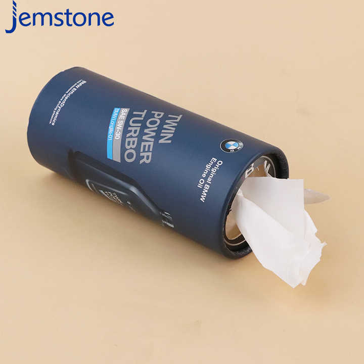 Recyclable Eco Friendly Paper Tubes Portable Facial Tissues Cylinder ...