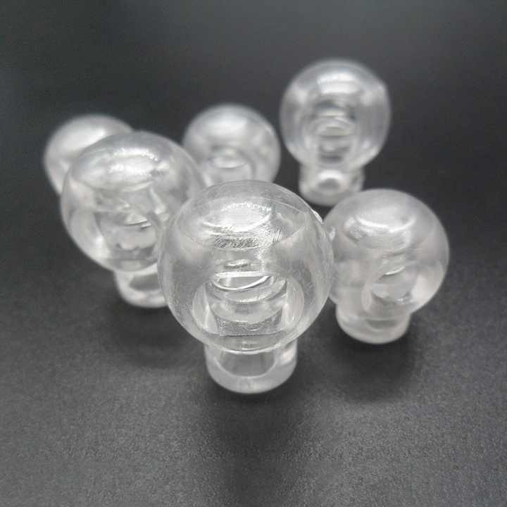 Adjustable Transparent Elastic Plastic Cord Stopper Plastic Stopper ...