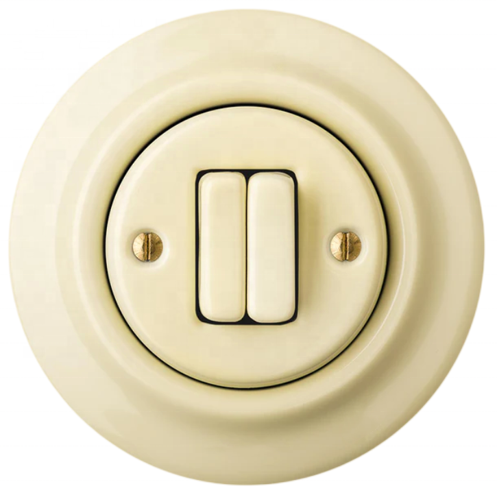 Vintage Flush Mounted Light Switches - Retro & Functional
