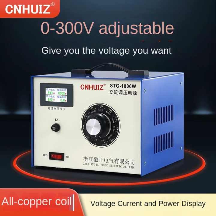 Single Phase Voltage Regulator 220v AC Voltage Regulator Power Supply 0 ...