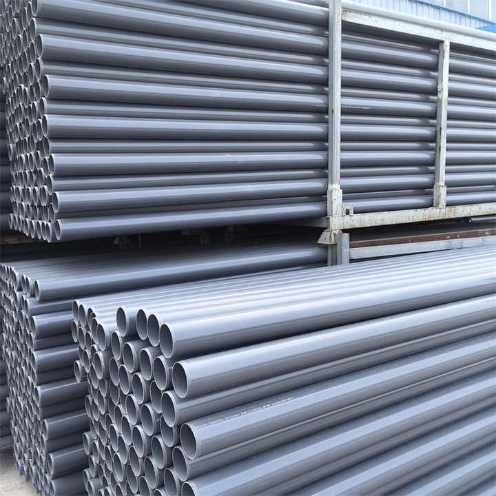 High Quality PVC-U Gray Water Pipe 100mm 125mm 160mm 140mm Diameter ...