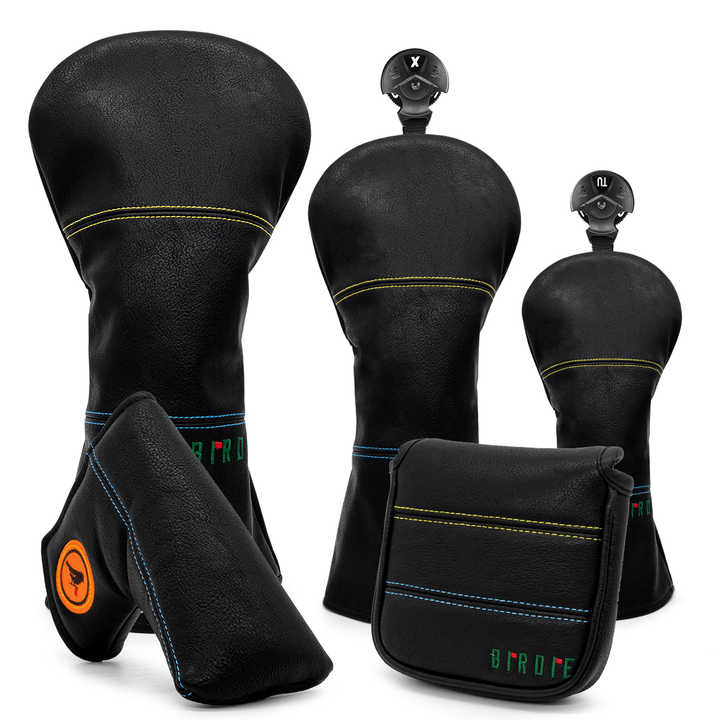 Free Sample Design Quality Leather Embroidery Golf Driver Headcover