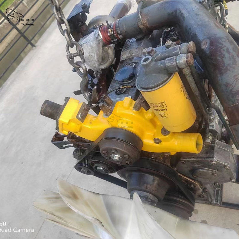 Used 6D95 Diesel Engine Assembly Komatsu PC200-6 Engine Excavator ...