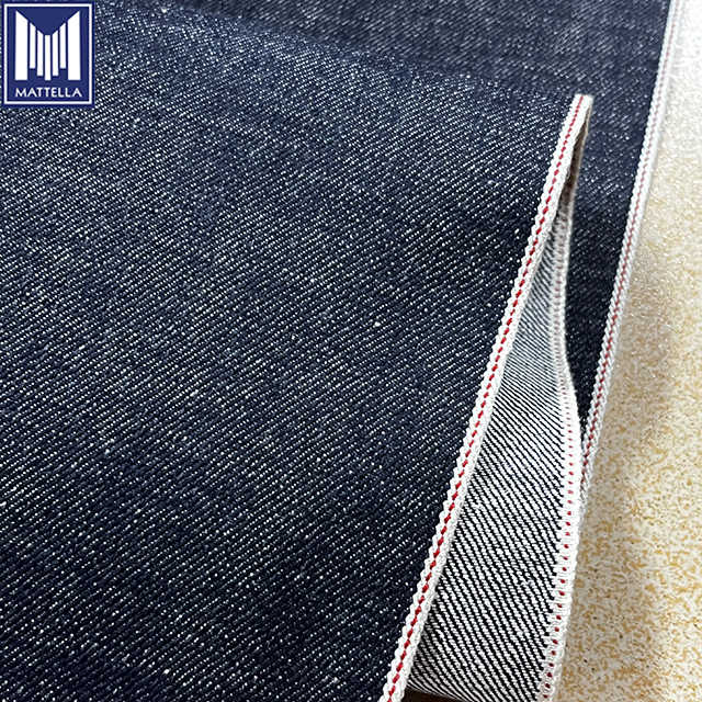 Japan Twill Slub 100% Organic Cotton Heavyweight Japanese Denim Jeans OEM