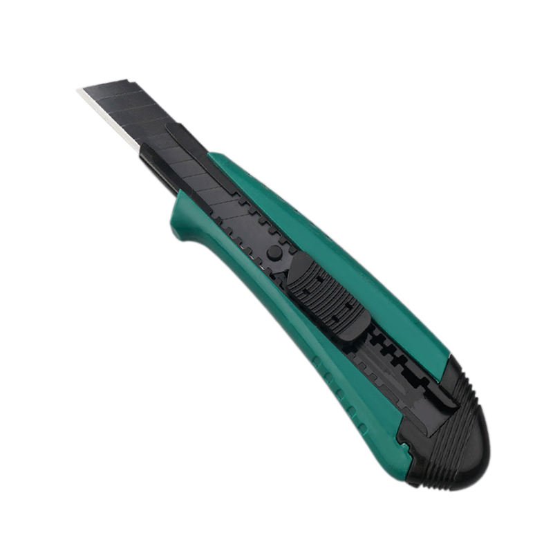 18mm Utility Knife Slide Open Blade Change (8-Fold Blade Clip Point 0 ...