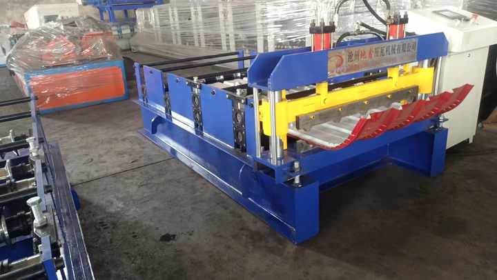 Portable IBR Profile Automatic Arch Bending Curving Roof Tile Crimping ...