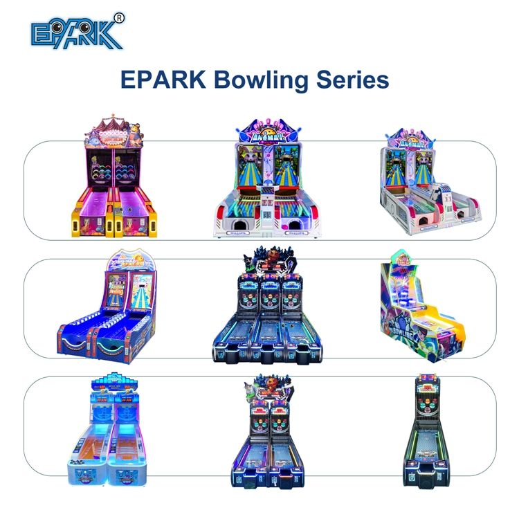 Mini Bowling Machine - Coin Operated Arcade Game for Kids
