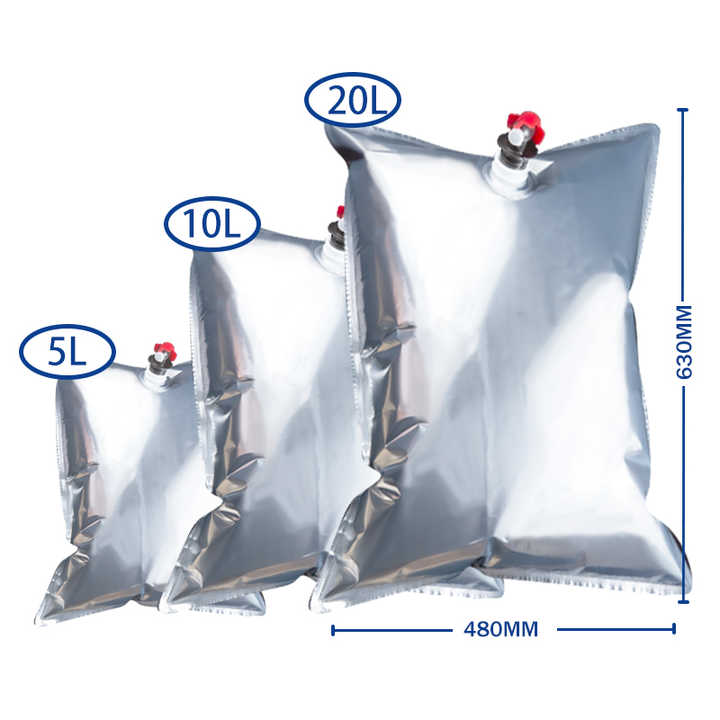 3l5l Customized Aluminum Foil Bags For Liquids & Juices - Bag In Box ...
