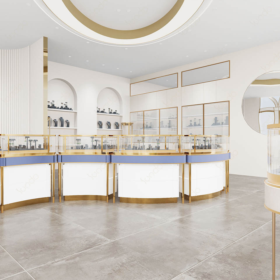 Lightweight Luxury Premium Glass Display Showcase for Shopping Mall ...