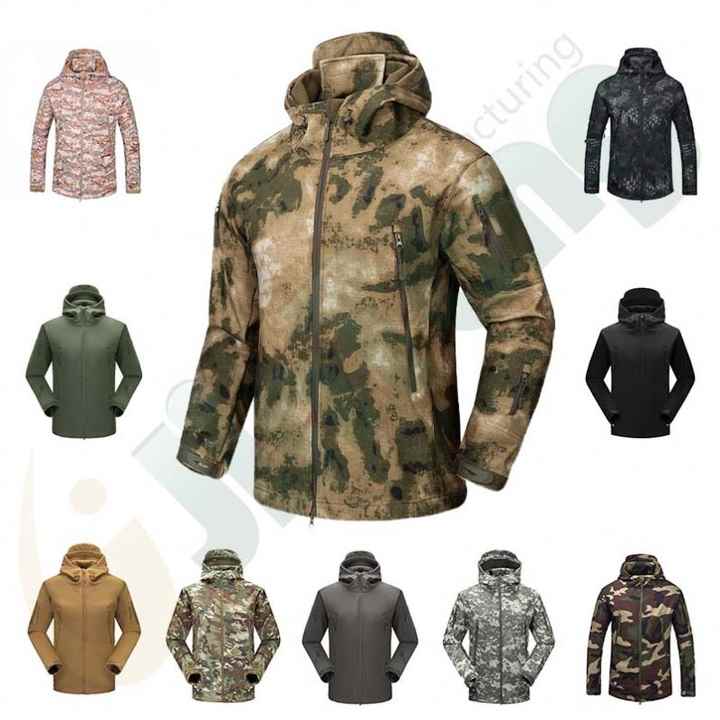 High Quality Waterproof Tactical Fleece Lined Outdoor Jackets Men's ...