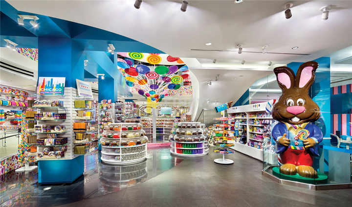 Candy Shop Interior Design - Modern & Customizable Decor