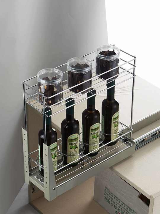 Wire Side Pull Basket - Efficient Kitchen Storage Solution