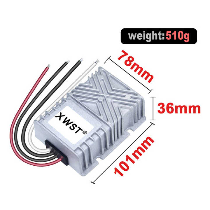 Étanche IP67 DC à dc Step up alimentation 12V à 13.8V Booster convertisseur 21A 25A 30A 13 ...