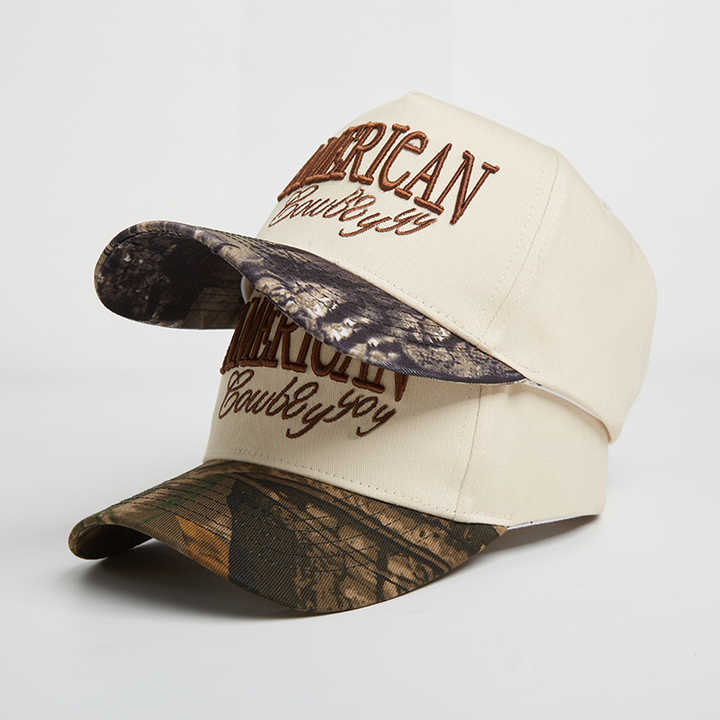 Custom Forest Camouflage Embroidery Logo Men's Baseball Cap